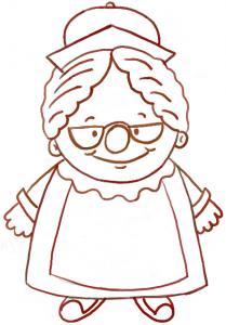 How to Draw Mrs. Clause with Easy Step by Step Drawing Tutorial – How ...