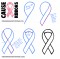 How to Draw Awareness Ribbons for Causes such as Breast Cancer and ...