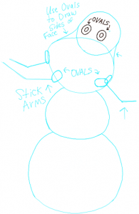 How to Draw Princess Anna and Elsa Building a Snowman from Frozen – How ...