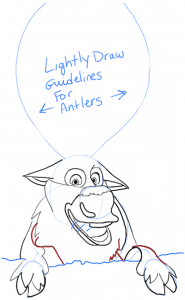 How to Draw Sven the Reindeer from Frozen Step by Step Tutorial – How ...