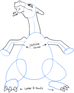 How to Draw Charizard from Pokemon with Easy Steps – How to Draw Step ...