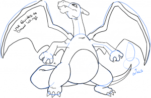 How to Draw Charizard from Pokemon with Easy Steps – How to Draw Step ...