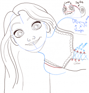 How to Draw Rapunzel and Pascal from Tangled with Easy Step by Step ...