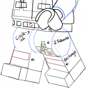 How to Draw Emmet from The Lego Movie and Lego Minifigures Drawing ...