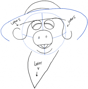How to Draw Miss Piggy from The Muppets Show and Movie in Easy Steps ...