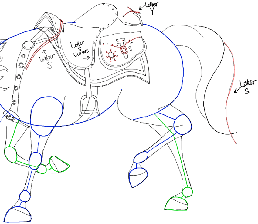 Maximus Tangled Drawing