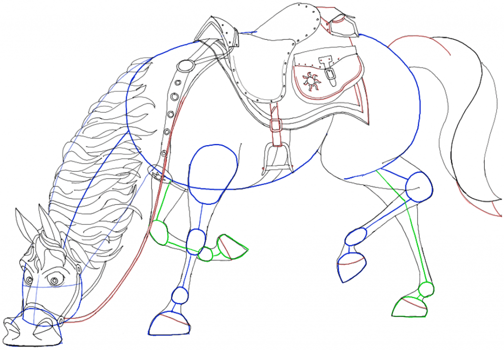 How to Draw Maximus the Horse From Tangled in Easy Steps – How to Draw ...