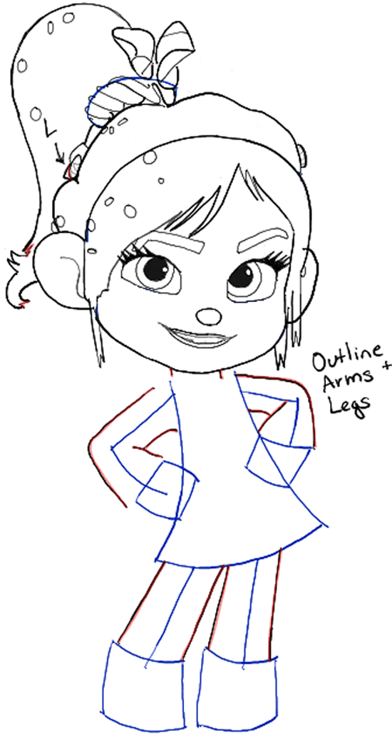 Vanellope Drawing