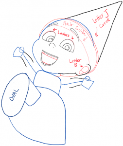 How to Draw Agnes from Despicable Me in Easy Steps Drawing Lesson – How ...