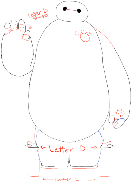 Bay Max Movie Sketch