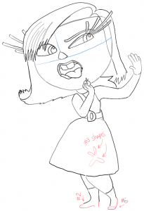 How to Draw Disgust from Inside Out with Easy Step by Step Drawing ...