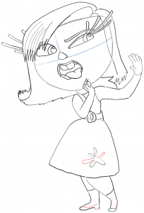 How to Draw Disgust from Inside Out with Easy Step by Step Drawing ...