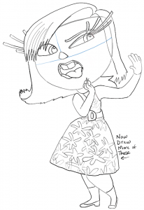 How to Draw Disgust from Inside Out with Easy Step by Step Drawing ...