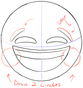 How to Draw Laughing Crying Emoji with Easy Steps Drawing Lesson – How ...