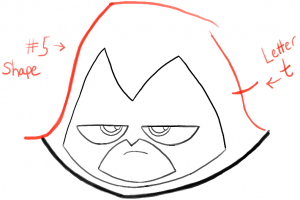 How to Draw Raven from Teen Titans Go With Easy Steps Drawing Tutorial ...
