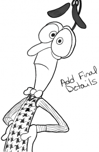 How to Draw Fear from Inside Out with Easy Steps Drawing Tutorial – How ...