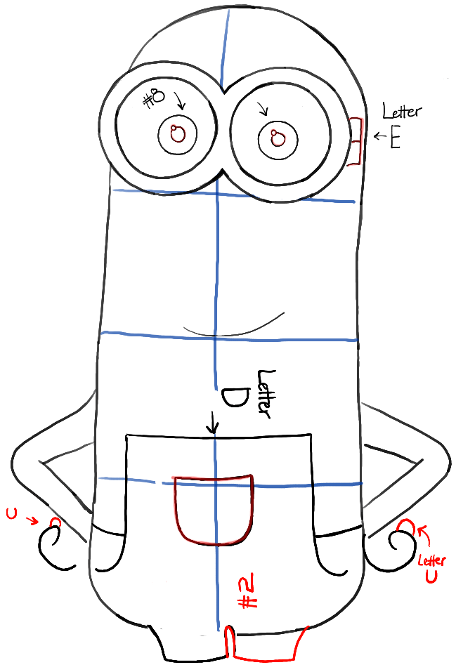 How To Draw Minions Kevin