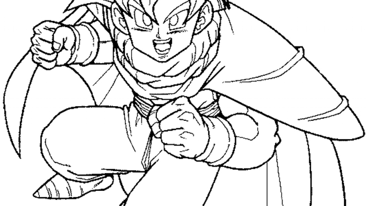 Kid Gohan Drawing