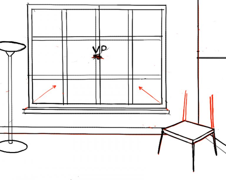 How to Draw the Inside of a Room with 3 Point Perspective Techniques ...