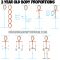 Learn How to Draw Human Figures in Correct Proportions by Memorizing ...
