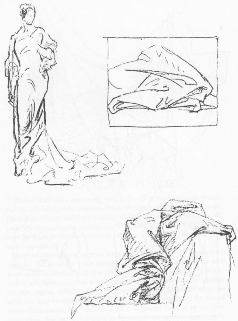 Huge Guide to Drawing Folds in Clothing and Drapery with with Shadows ...