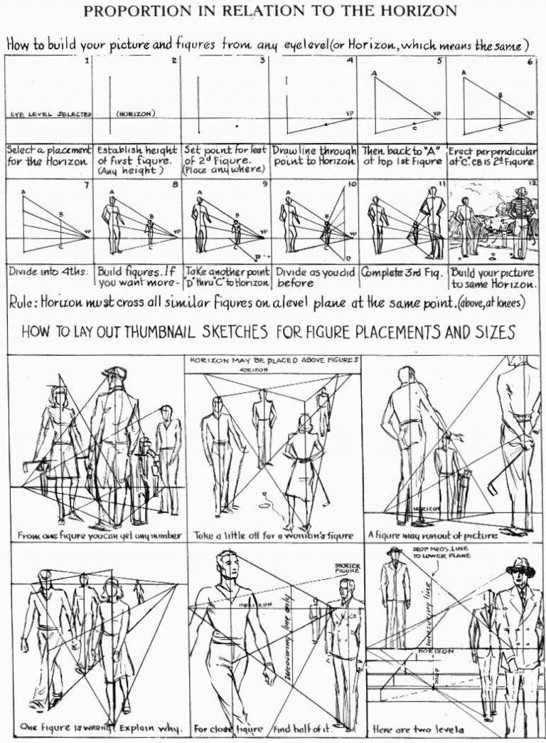 Proportions of the Human Figure : How to Draw the Human Figure in the ...