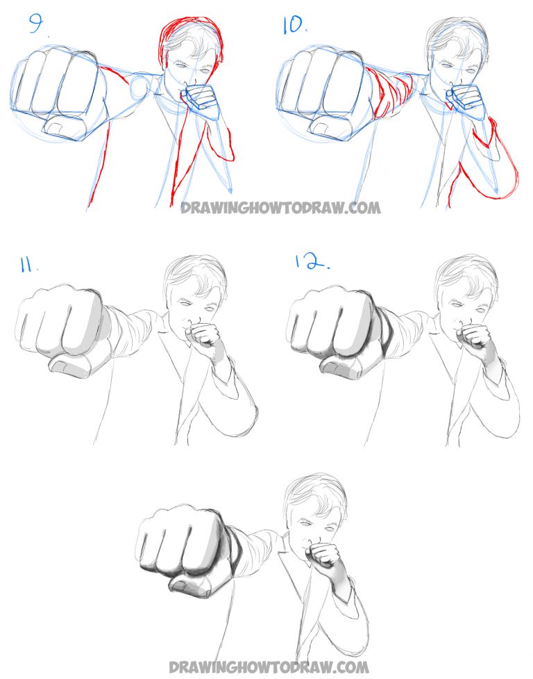 How to Draw Foreshortened Fists : Foreshortening Hands – How to Draw ...