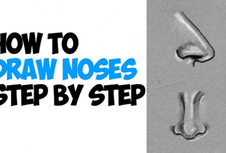 How To Draw A Nose Side View