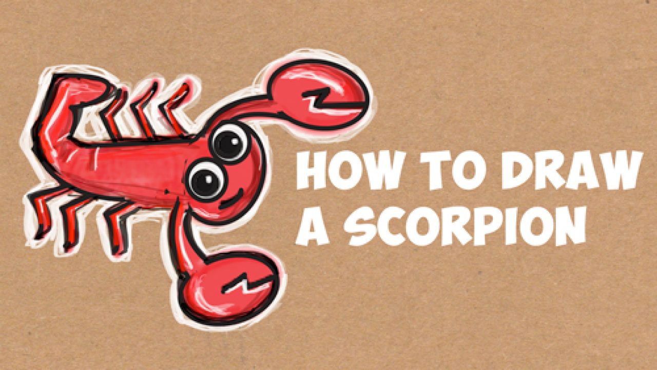 Scorpion Drawing For Kids Scorpion Drawing Black And White Clipart
