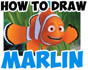 Finding Nemo & Finding Dory – How to Draw Step by Step Drawing Tutorials