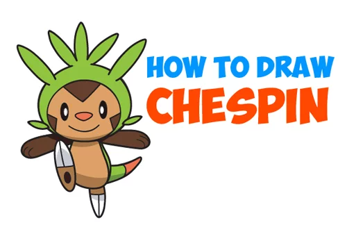 Chespin Evolution Line Real