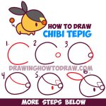 How to Draw Cute Kawaii Chibi TePig from Pokemon – Simple Drawing ...