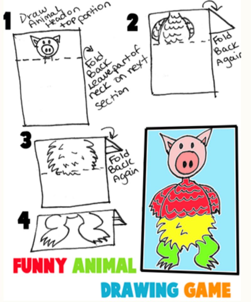 Create Silly Animals and Creatures with this Fun Family Drawing Game ...