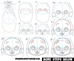How to Draw The Baby and the Stork Junior from Storks, the Movie – Easy ...