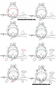 How to Draw Totoro from My Neighbor Totoro – Easy Step by Step Drawing ...