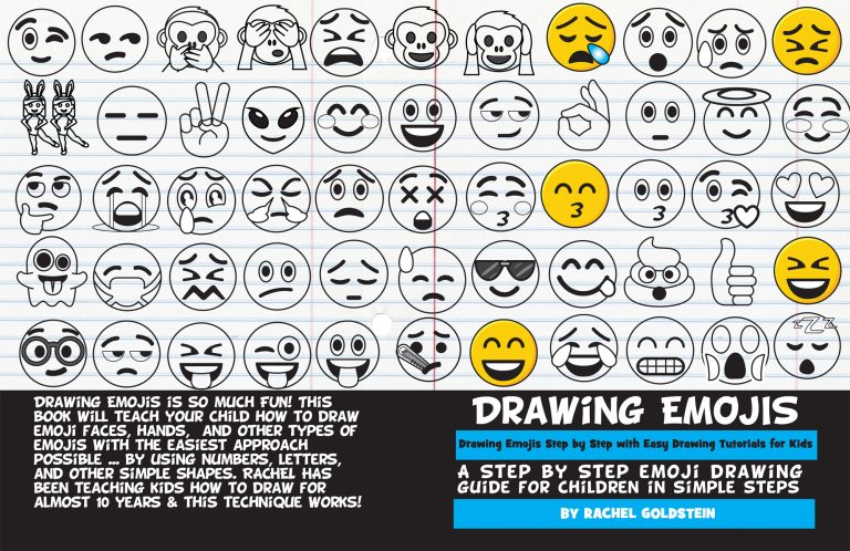 Our New Kids Drawing Book How To Draw Emojis And Emoji Faces How To