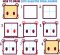 How to Draw Cute / Kawaii / Cartoon Baby Hamster from Squares with Easy ...