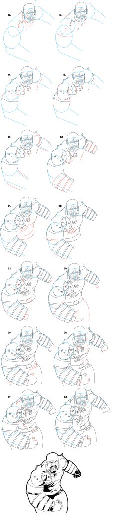 How to Draw Luke Cage from Marvel and Netflix’s Luke Cage Series in ...