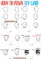 How to Draw Sneaky / Devious / Evil Chibi Expressions / Emotions in ...