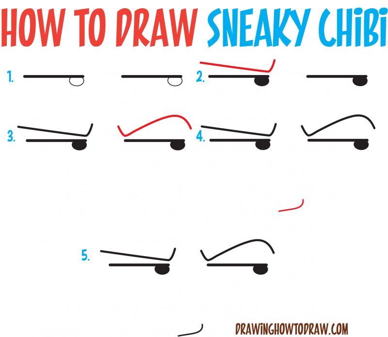 How to Draw Sneaky / Devious / Evil Chibi Expressions / Emotions in ...