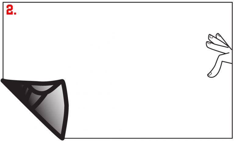 How to Draw a Cartoon Character Hanging Onto Edge of Curled / Folded ...