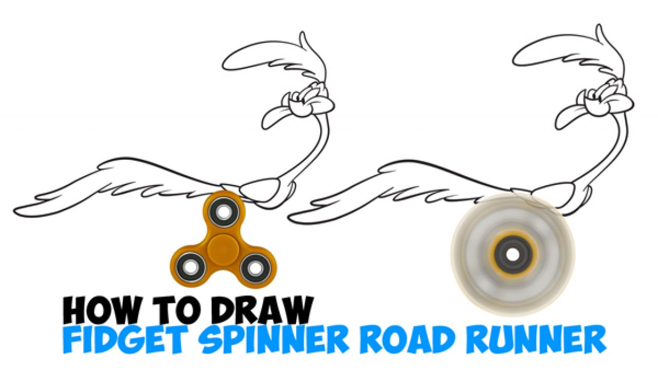 How To Draw Road Runner From Looney Tunes With Easy Step