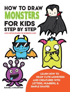 Drawing Monsters Book for Kids – How to Draw Step by Step Drawing Tutorials