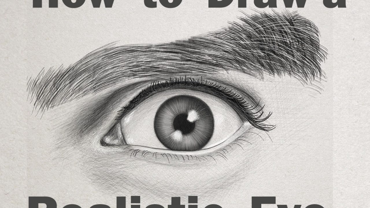 How To Draw A Realistic Eye With Graphite Pencils Realistic Pencil