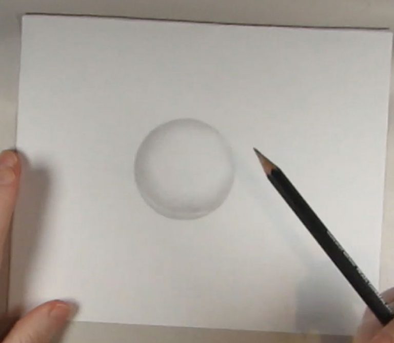 How to Draw and Shade a Sphere or Ball – Step by Step Drawing Tutorial ...