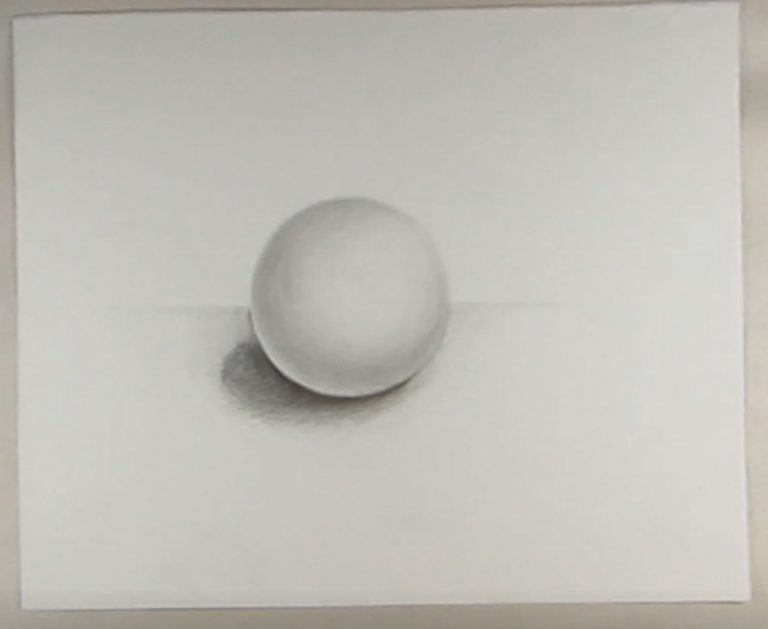 How to Draw and Shade a Sphere or Ball – Step by Step Drawing Tutorial ...