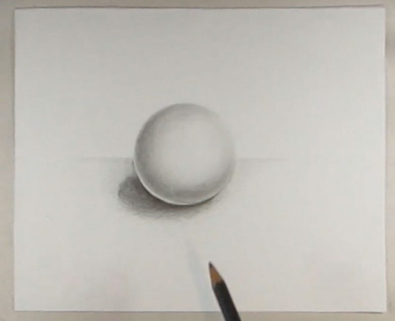 How to Draw and Shade a Sphere or Ball – Step by Step Drawing Tutorial ...