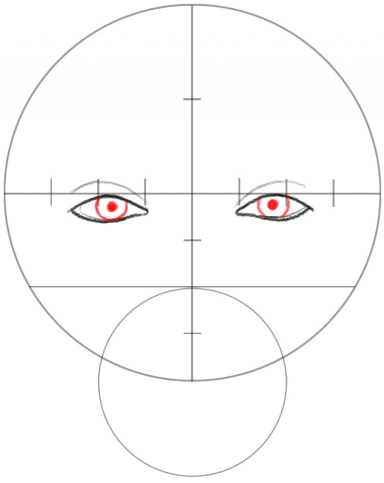 How to Draw a Face in Basic Proportions – Drawing Beautiful Female Face ...