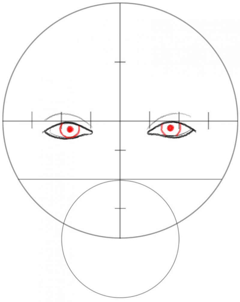 How to Draw a Face in Basic Proportions – Drawing Beautiful Female Face ...