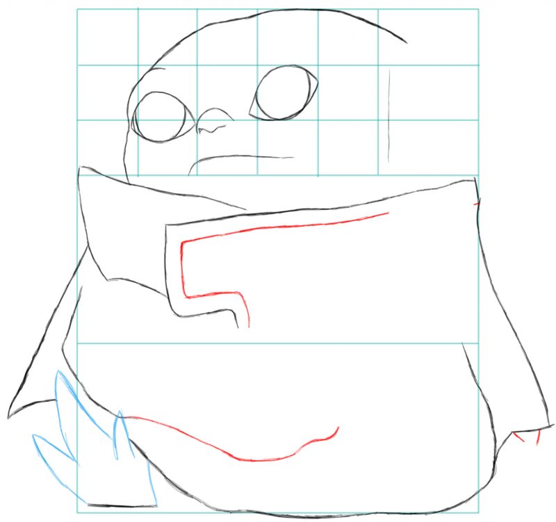 How to Draw Baby Yoda from The Mandalorian (Realistic) – Easy Step by ...